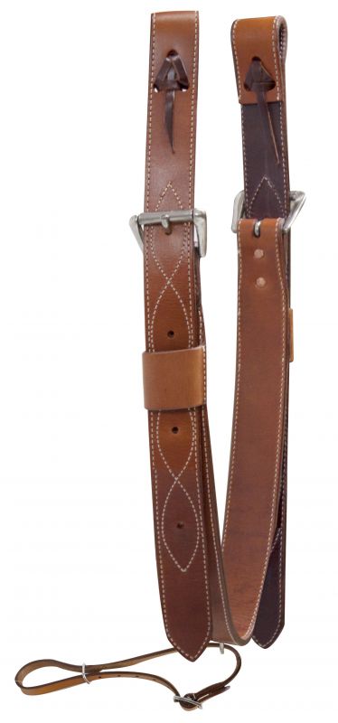 2" wide leather back cinch with roller buckles – Kootenay Tack