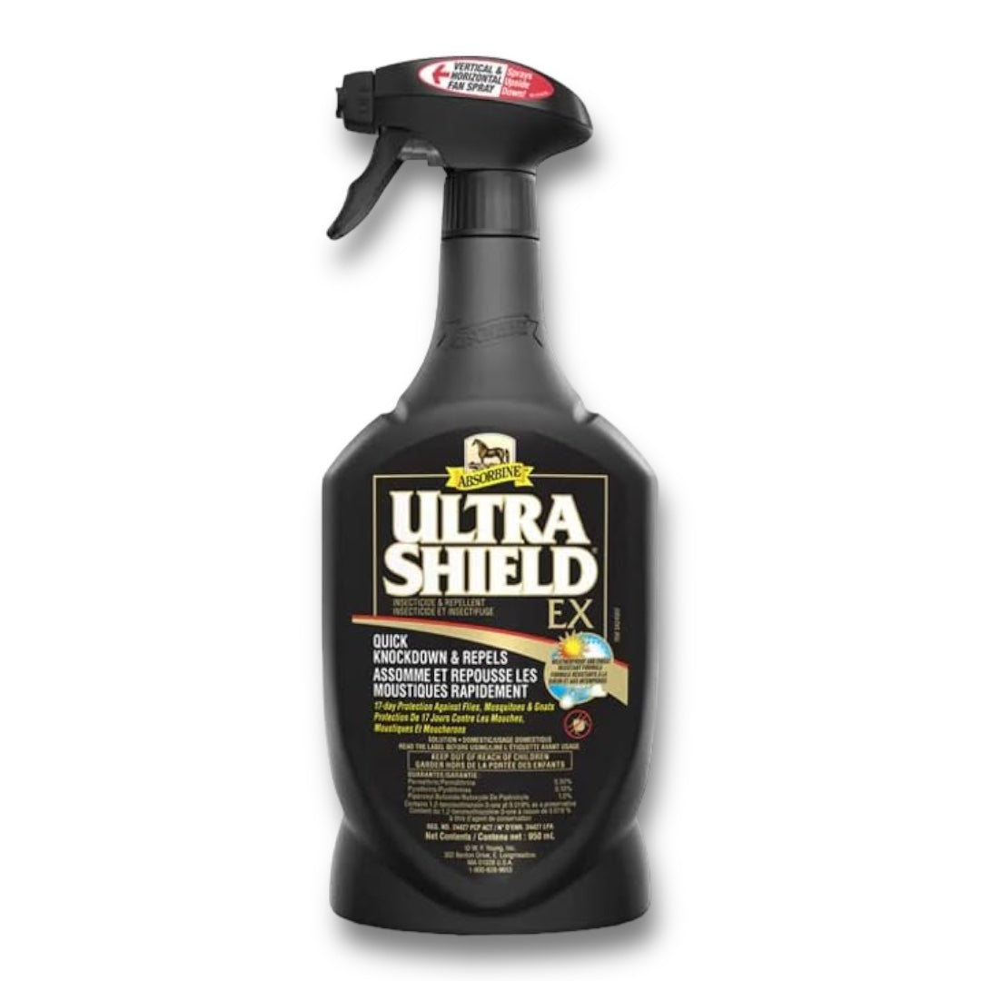 ULTRA SHIELD EX FLY SPRAY WITH SPRAYER - 950ML – Kootenay Tack